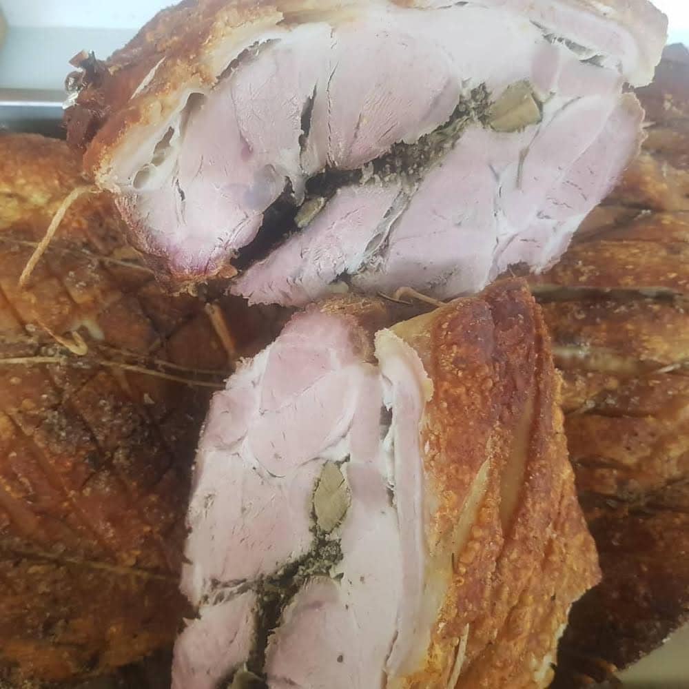 Roasted Pork Sliced Per Kg - Swiss Gourmet Delicatessen Food Catering